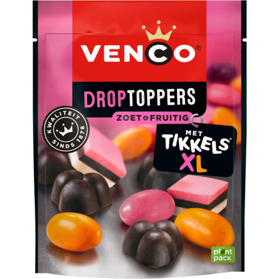 Venco Droptoppers Zoet & Fruitig I Fruchtig & Süß I hier kaufen