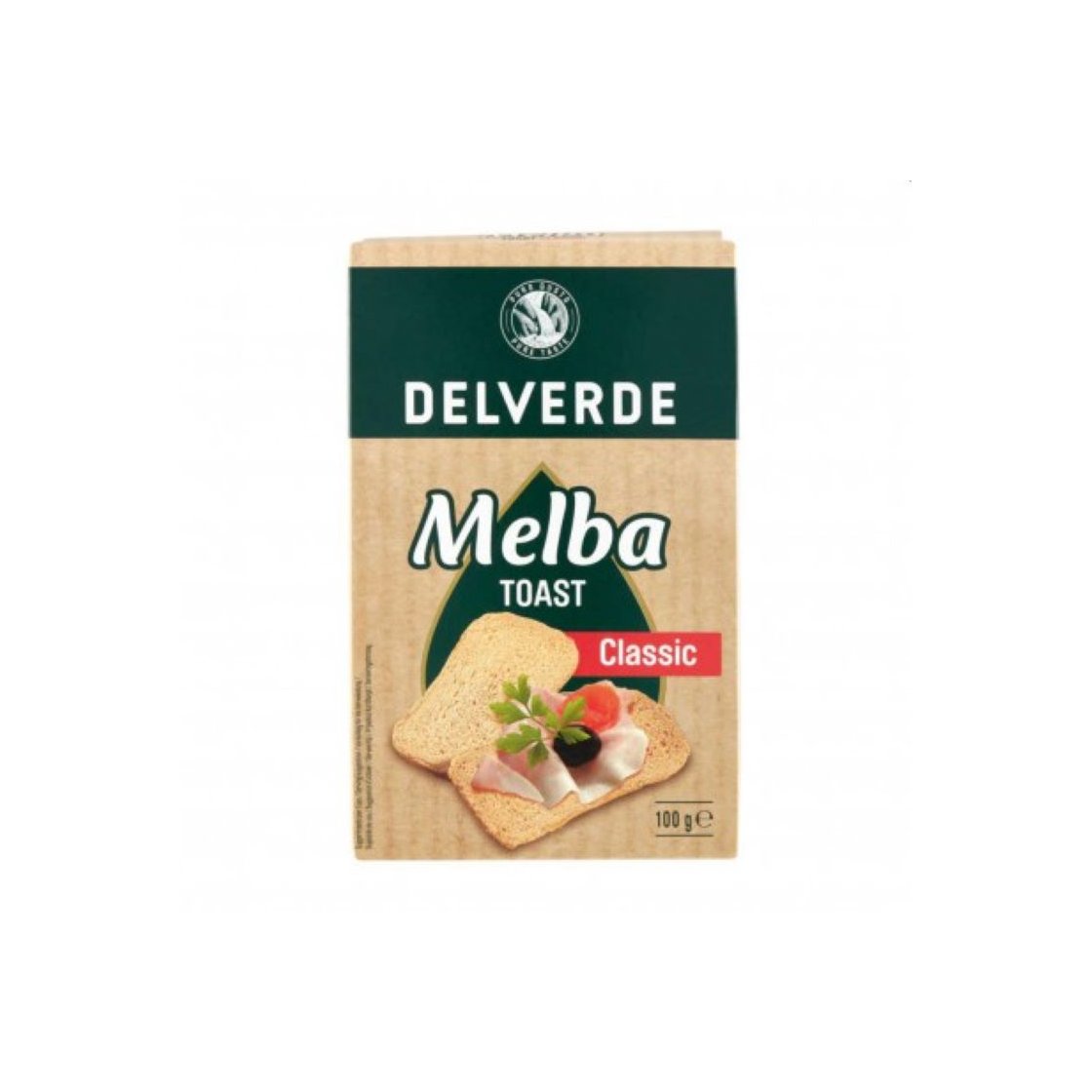 Delverde Melba Toasts Naturel