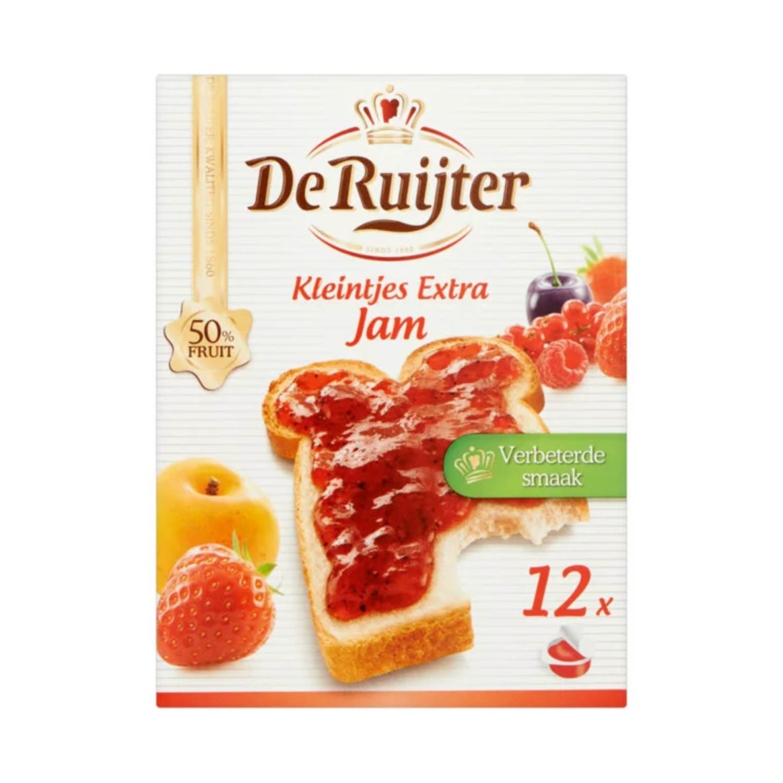 De Ruijter JAM I holländische Marmelade I 12 x Kleinverpackungen