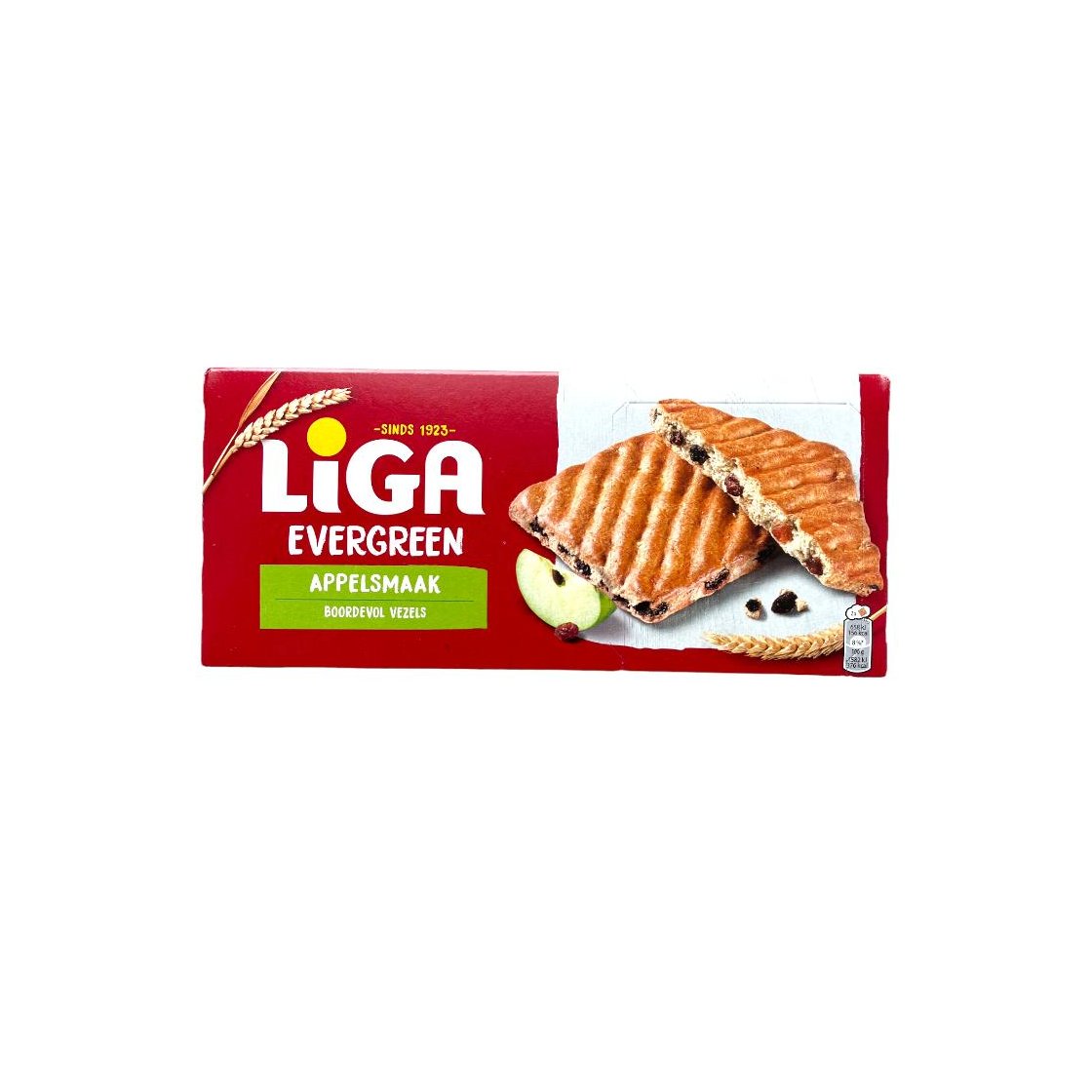 Liga Evergreen Krenten I Getreidekekse mit Apfel I Hollandshop24