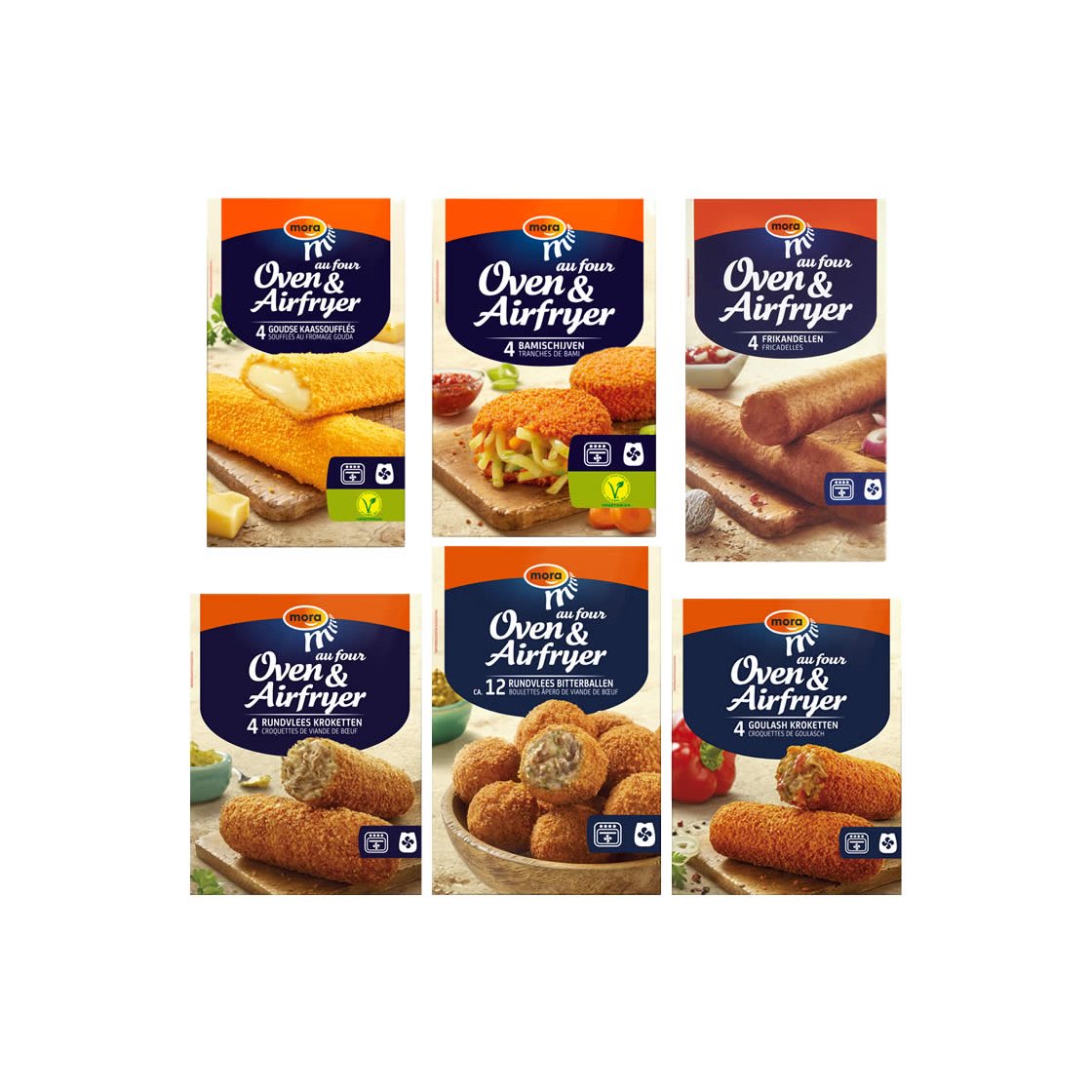 Mora Snack Paket I Heißluftfriteuse/Ofen I Hollandshop24.de