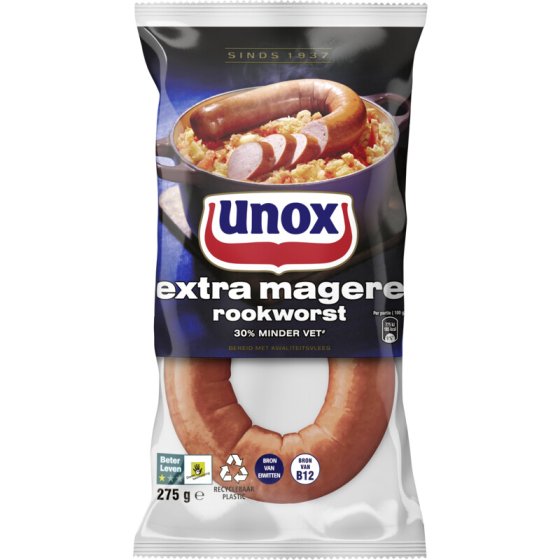 Unox Rookworst extra mager I Holländische Räucherwurst I hollandshop24